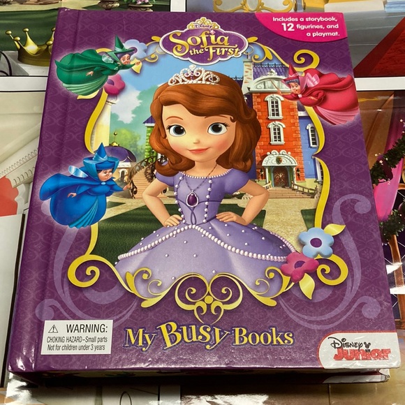 Disney | Toys | Disney Junior Sofia The First Play Set My Busy Books ...